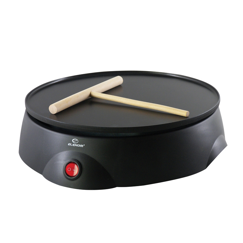 Electric pancake pan EK-616 - 700W, ф22.5см, non-stick coating ⋆ MASTERHAUS