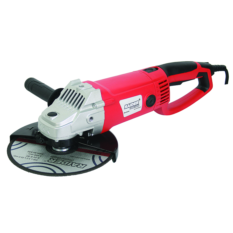 Angle grinder 230mm 2350W with rotary handle RD-AG38 RAIDER ⋆ MASTERHAUS