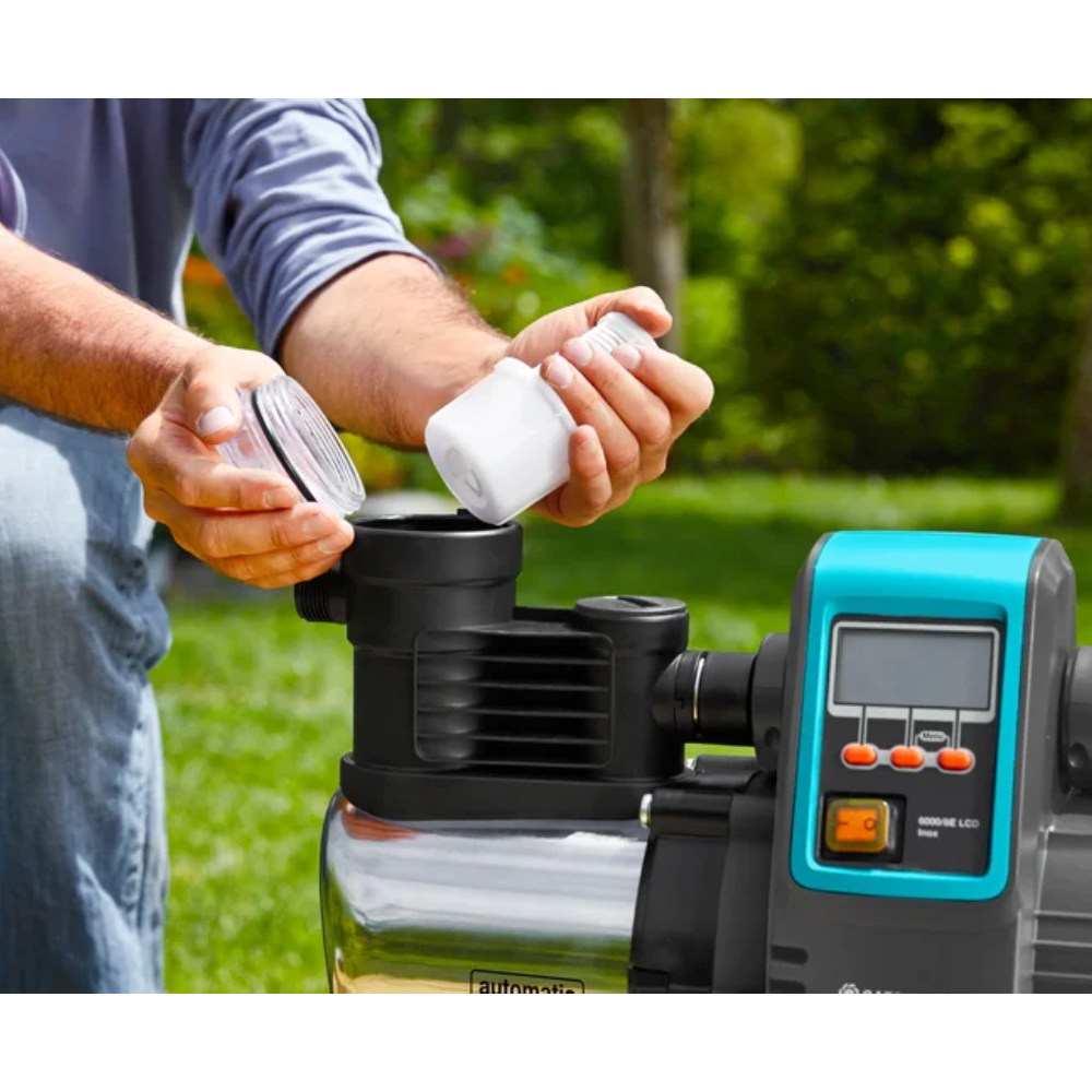 Хидрофорна помпа 6000/6 LCD inox - 1300W, 7/55м, 6000л/ч. ⋆ MASTERHAUS