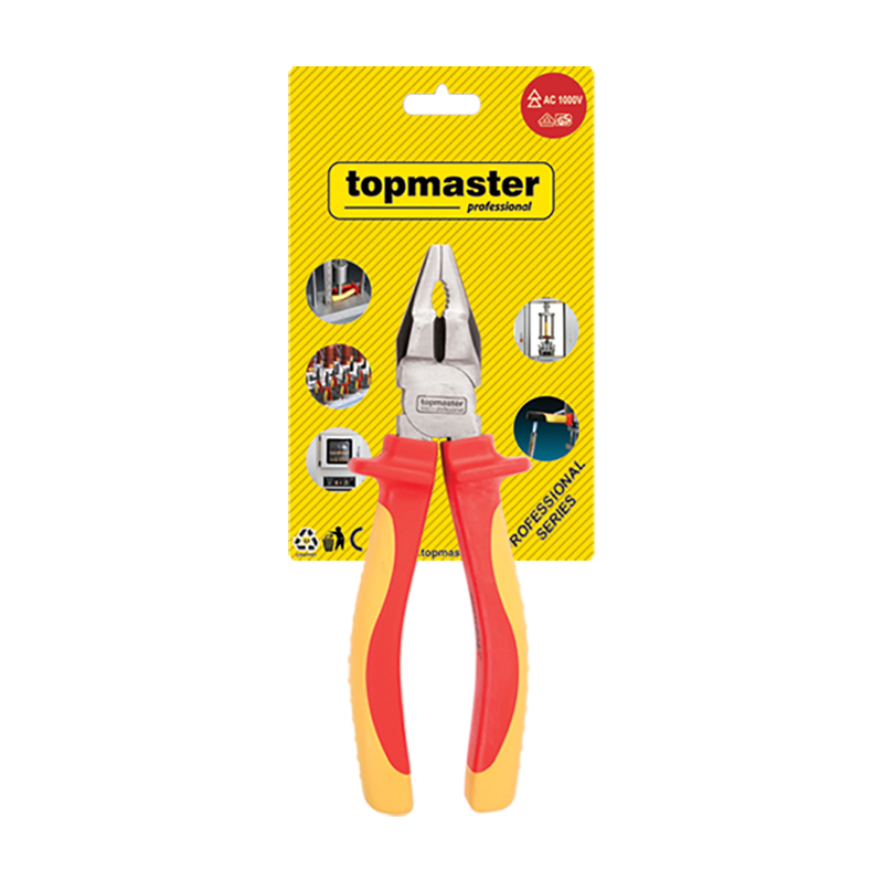 Insulated combination pliers 1000V 175 mm Cr-v TOPMASTER ⋆ MASTERHAUS
