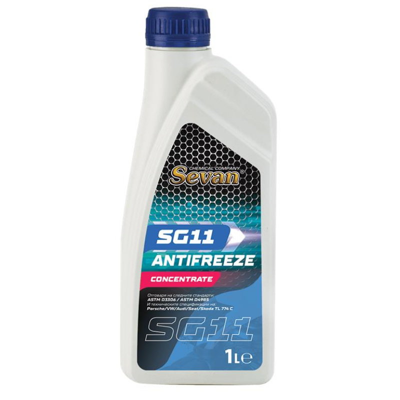 Антифриз концентрат 1л SG11 син 91267 SEVAN ⋆ MASTERHAUS