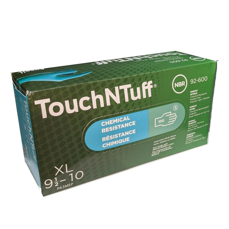 Ръкавици нитрилни Touch'n'Tuff - XL, антиалергични, 100бр, зелени ⋆ ...
