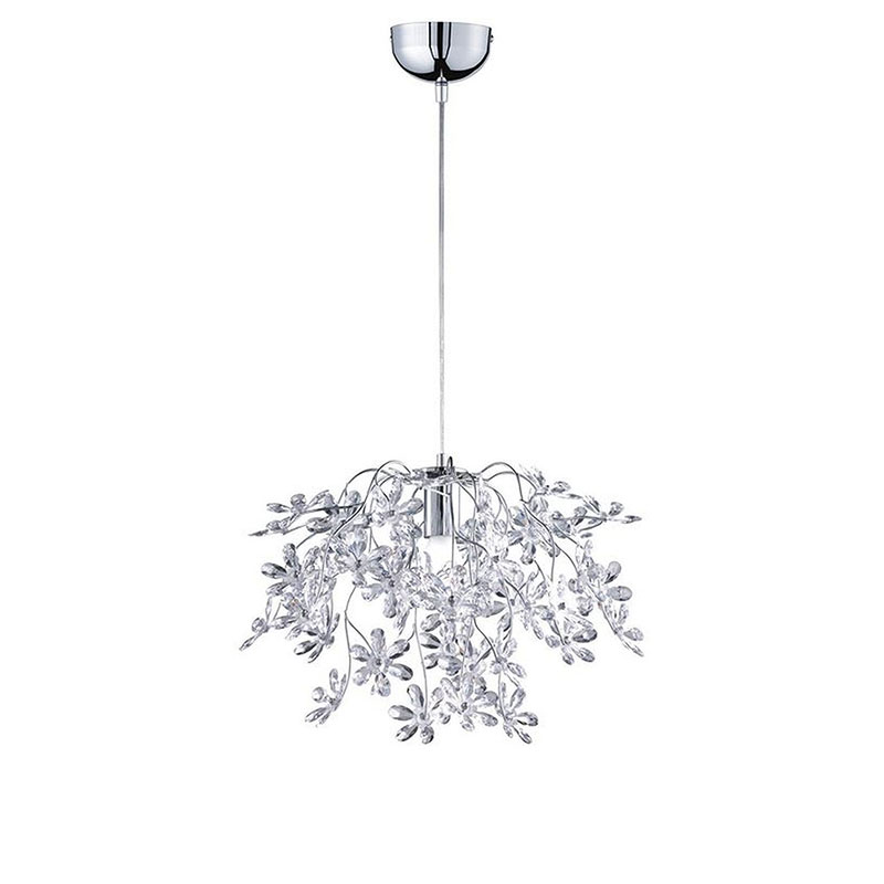 Пендел 1 х Е27 хром/цветя FLOWER ⋆ MASTERHAUS