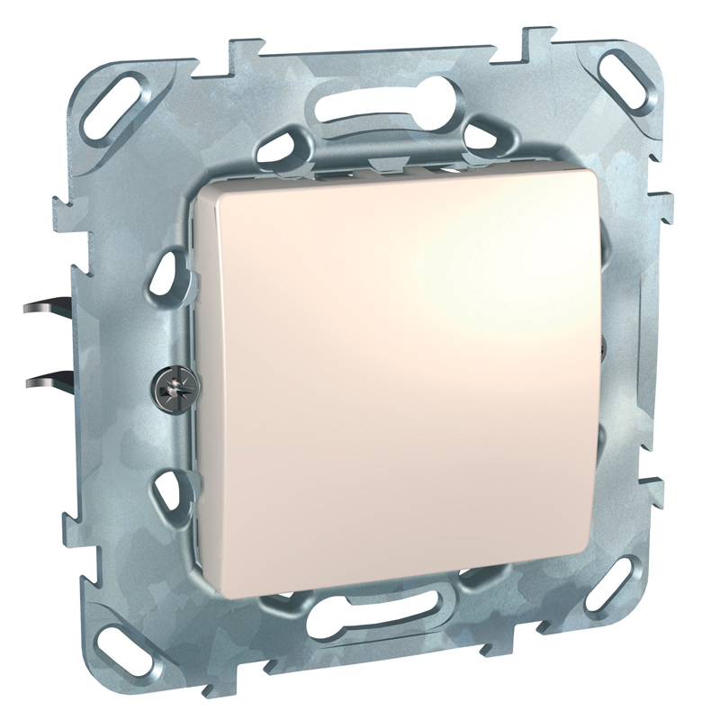 Deviator electric switch cx6 without decorative frame UNICA ivory ...
