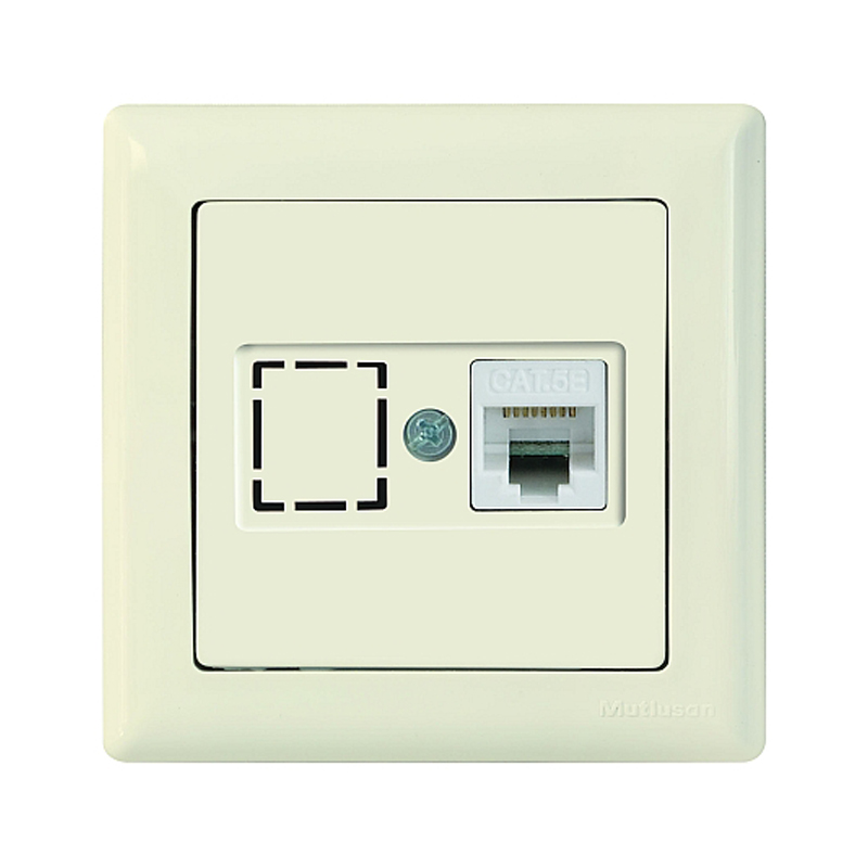 Computer socket RJ45 cream DARIA MUTLUSAN ⋆ MASTERHAUS
