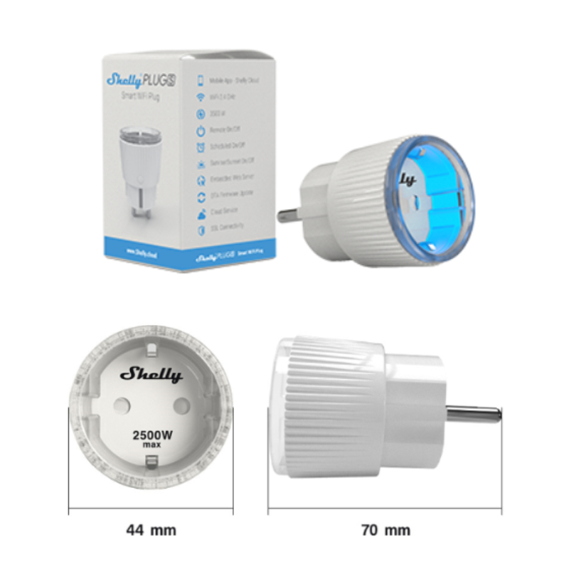 Smart контакт, Shelly Plug S SHELLY ⋆ MASTERHAUS