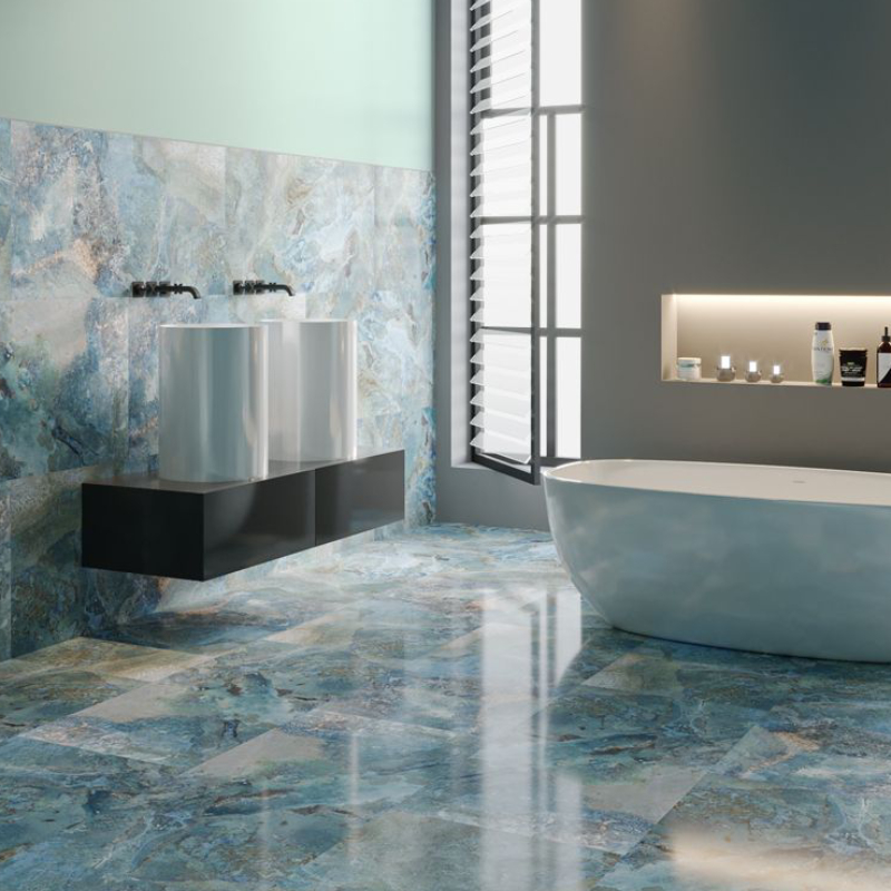 Гранитогрес Меркан гланц мрамор 60 х 120см, 0.7см ректифициран (2.16 кв.м./кашон) ⋆ MASTERHAUS