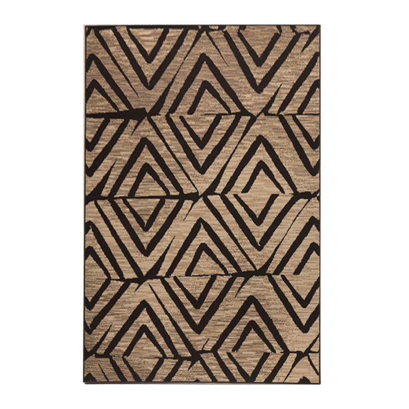 ТОНИ БАД Килим Lanu 100/150см ромбове, кафяв | MASTERHAUS