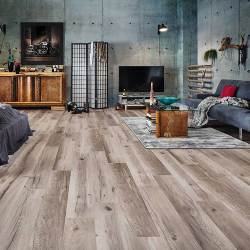 Feuchtigkeitsbeständiger Laminatboden mit Fase 14mm 33/AC6 V4 K223 Wilderness Oak 1285x192 (1 ...