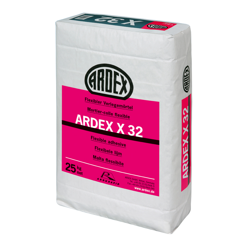 Лепило за плочки 25 кг флекс X32 бързо ARDEX ⋆ MASTERHAUS