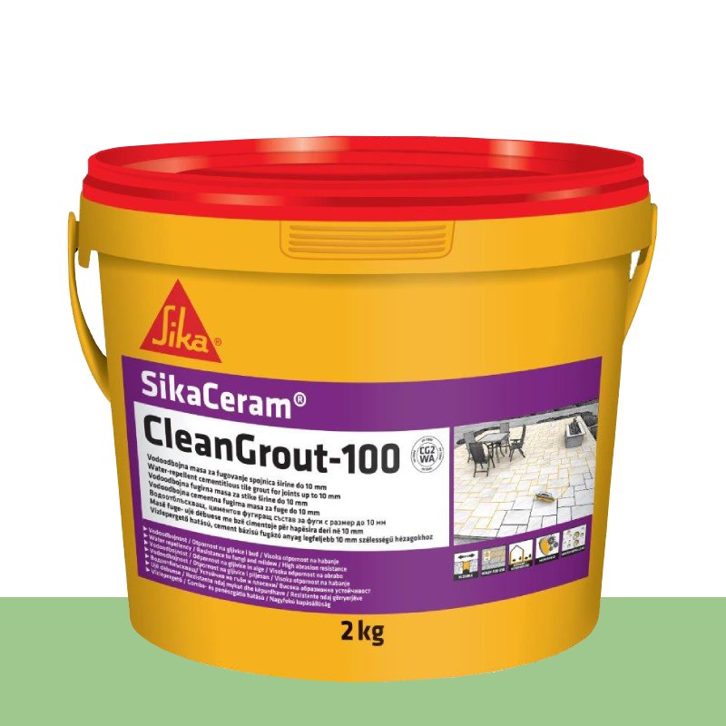 Grout for joints 2-10mm SikaCeram CleanGrout-100 for outdoor and indoor ...