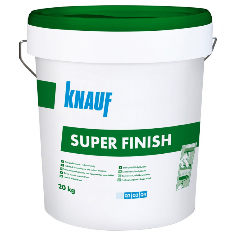 Joint filler and putty 20kg Super Finish KNAUF ⋆ MASTERHAUS