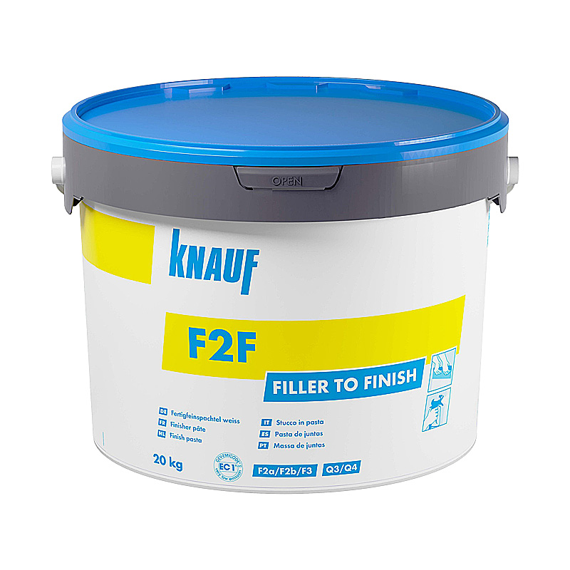 Joint filler and putty 20kg F2F Filler to Finish KNAUF ⋆ MASTERHAUS