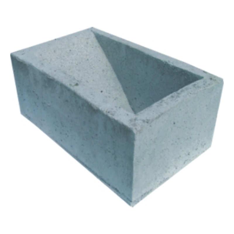Concrete ventilation unit, transition, 44x26x20cm, gray ⋆ MASTERHAUS