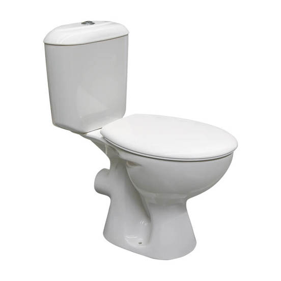 Monoblock mit hinterem Ablauf, weiß Sangra ⋆ MASTERHAUS