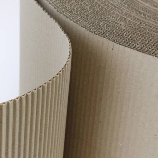 Corrugated cardboard two-layer width 1m ⋆ MASTERHAUS