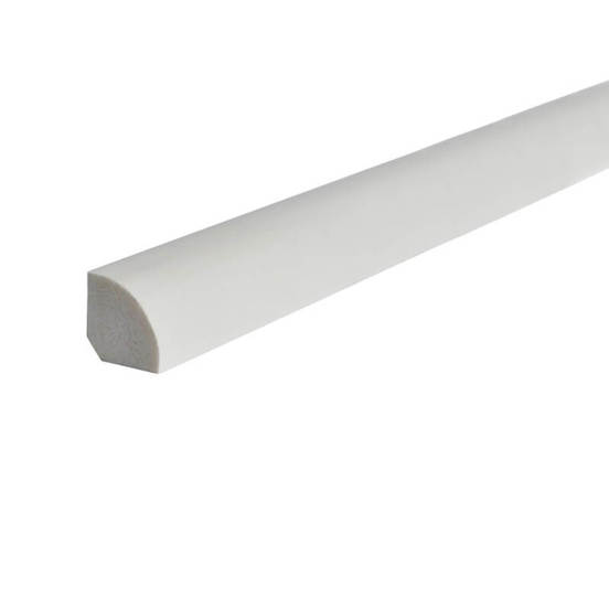 PVC profile for internal corner 250cm white glossy 25-15-065 ⋆ MASTERHAUS