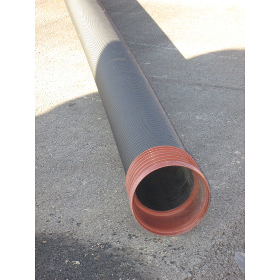 Two-layer drainage pipe DN200 6 m 220° SN8 PIPE LIFE ⋆ MASTERHAUS