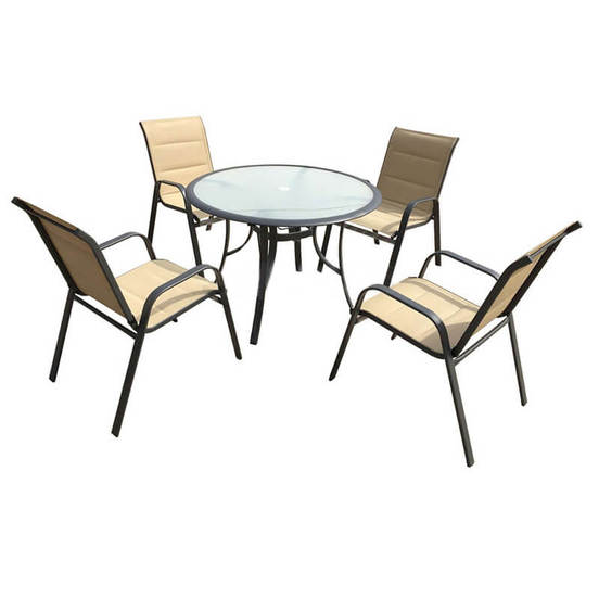 MY GARDEN Градински сет 4 стола + маса | MASTERHAUS