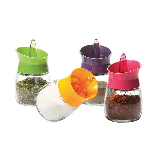 Glass spice jar Lily Herevin ⋆ MASTERHAUS