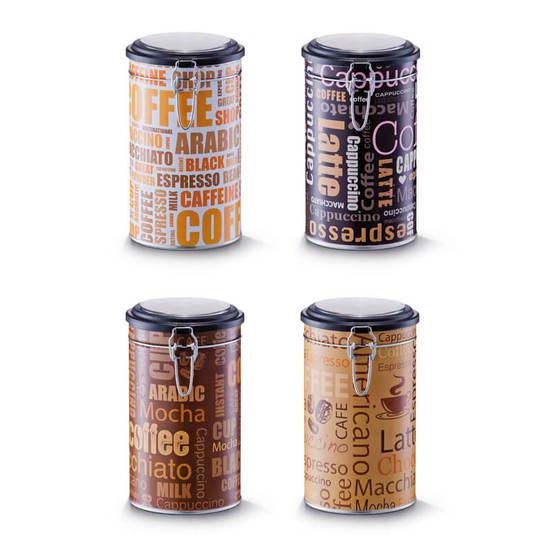 Metal coffee box 500g Espresso ⋆ MASTERHAUS