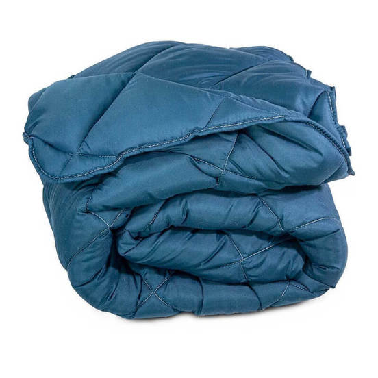 Олекотена завивка лятна 150x210см микрофибър 150гр/кв.м вата петрол ...