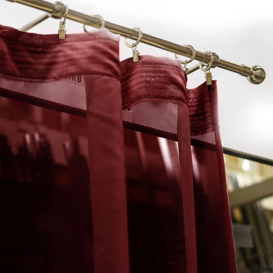 Veil curtain with curtain 145 x 250 cm, burgundy 6 ⋆ MASTERHAUS