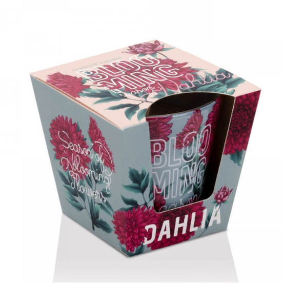 Scented candle in a glass Blooming Season Peony ⋆ MASTERHAUS