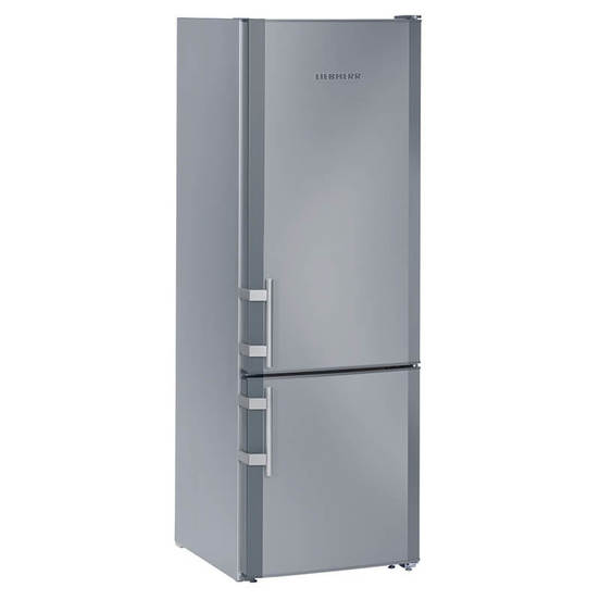 Refrigerator with freezer CUsl 2811, 210/53l, A++, 161/55/63cm, gray ⋆ ...