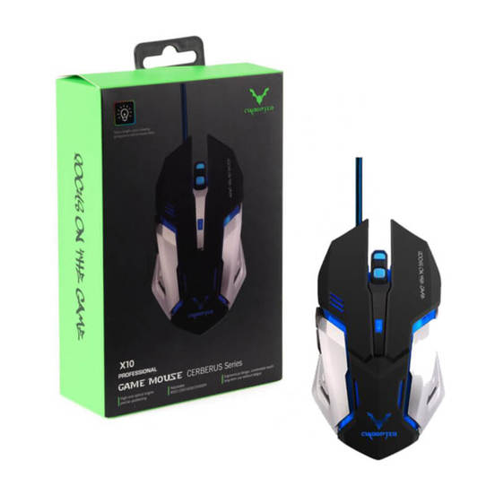 Gaming mouse X10, optical, WESDAR ⋆ MASTERHAUS