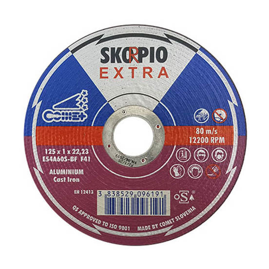 Disc for cutting aluminum and cast iron 125 x 1 x 22.2 mm SWATYCOMET ⋆ ...
