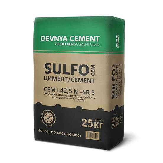 Sulfate-resistant cement 25 kg ⋆ MASTERHAUS