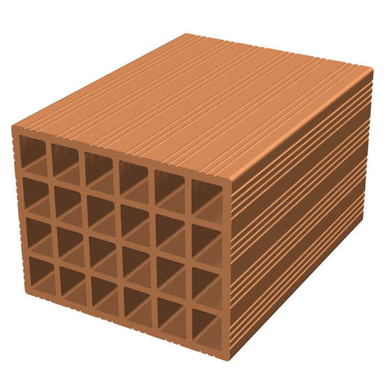 Тухла Forati 8 ⋆ MASTERHAUS