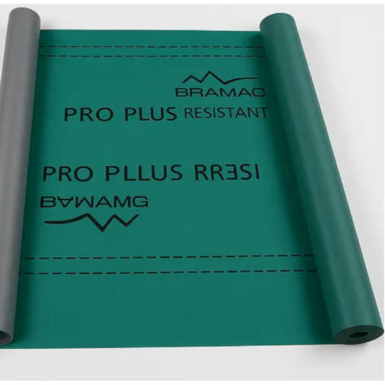 Dachfolie 140 g/m² Pro Plus Resistant 75 m²/Rolle/grün BRAMAC ⋆ MASTERHAUS
