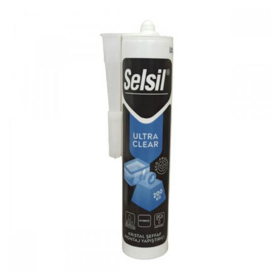 Silicone Ultra Clear 290 ml transparent sealant SELSIL ⋆ MASTERHAUS