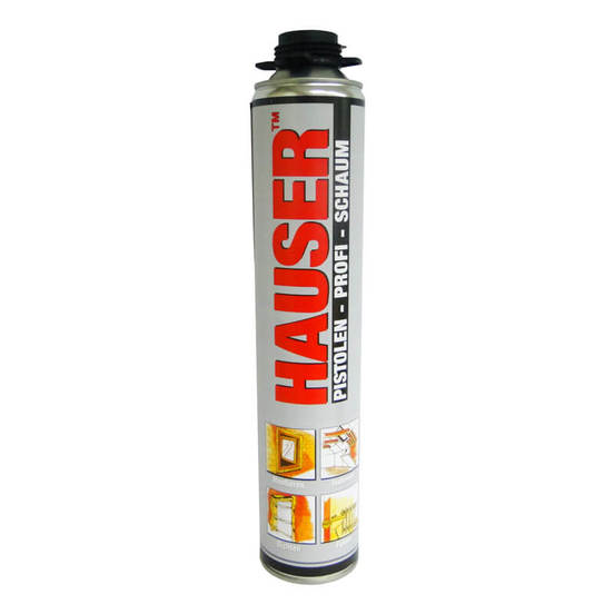 Winter polyurethane foam gun 750ml HAUSER ⋆ MASTERHAUS