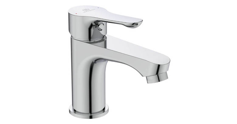 Floor-standing bathroom sink mixer with click siphon Alpha BC814AA ⋆ ...