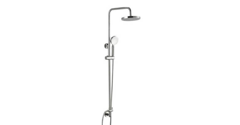 Shower system YS32324 - with shower tray, shower head, hose ⋆ MASTERHAUS