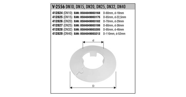 Plastic socket DN40 ⋆ MASTERHAUS
