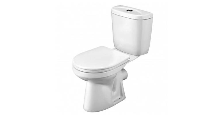 Моноблок задно оттичане и тоалетна седалка дуропласт Enjoy бял ⋆ MASTERHAUS