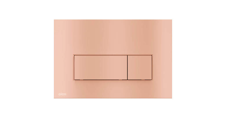 Recessed cistern button M57-RG-M rose gold matte ALCA ⋆ MASTERHAUS