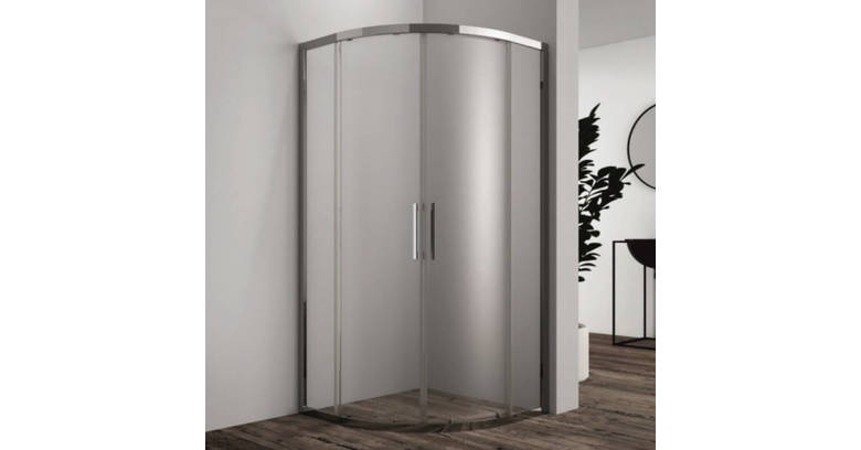 Душ кабина овал 90х90см Елмира 486TR NANO INTER CERAMIC ⋆ MASTERHAUS