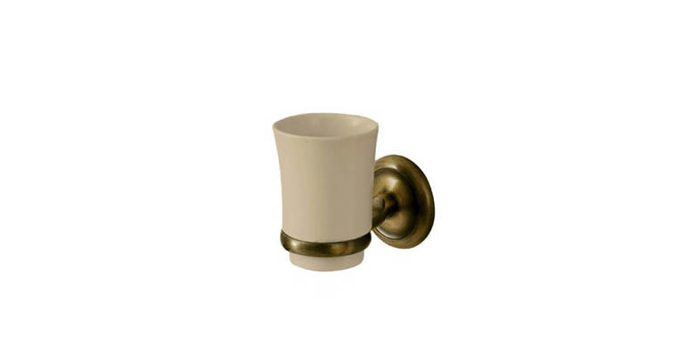 Cup with stand Deco AB, brass ⋆ MASTERHAUS