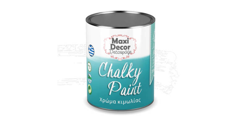 Тебеширена боя Chalky paint - бяла, 750мл ⋆ MASTERHAUS