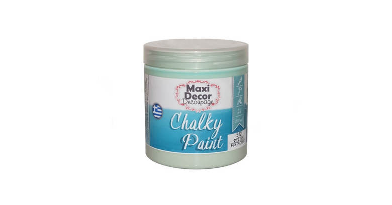 Тебеширена боя 250мл Chalky paint шам фъстък MAXI DECOR ⋆ MASTERHAUS