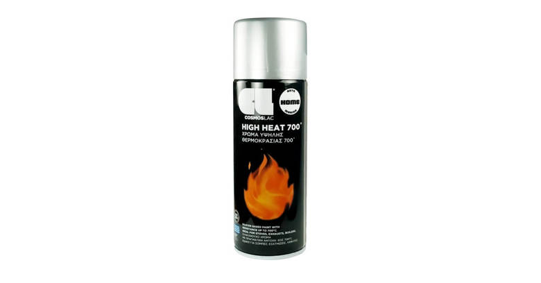 Heat-resistant spray 700°C Gray 0.4 l ⋆ MASTERHAUS