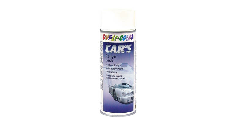 Car's spray acrylic gloss car paint - 400ml, RAL9010 white ⋆ MASTERHAUS