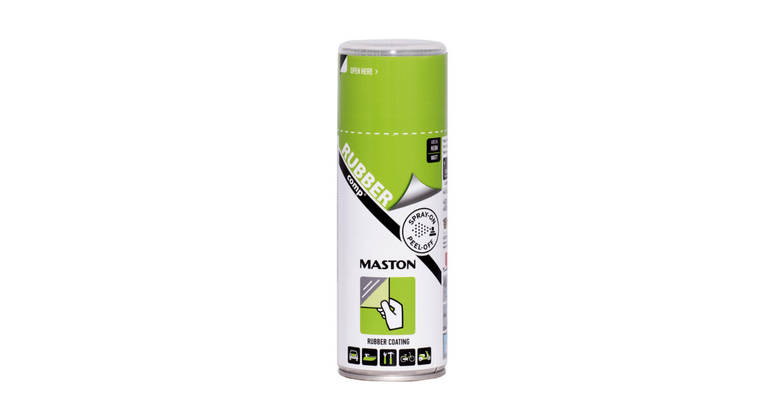 Rubber coating spray - 400ml, neon green ⋆ MASTERHAUS