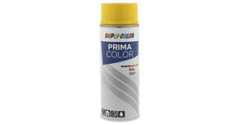 Spray paint spray paint Prima Color 400ml RAL 1021 light yellow ⋆ ...