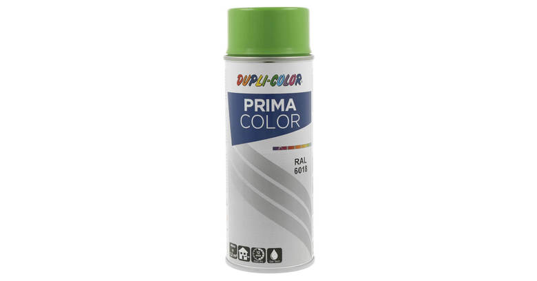 Spray paint spray paint Prima Color 400ml RAL 6018 yellow-green ⋆ ...